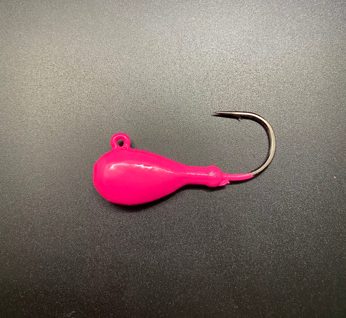Flat head jig - hot pink – Northeastern Tackle Company
